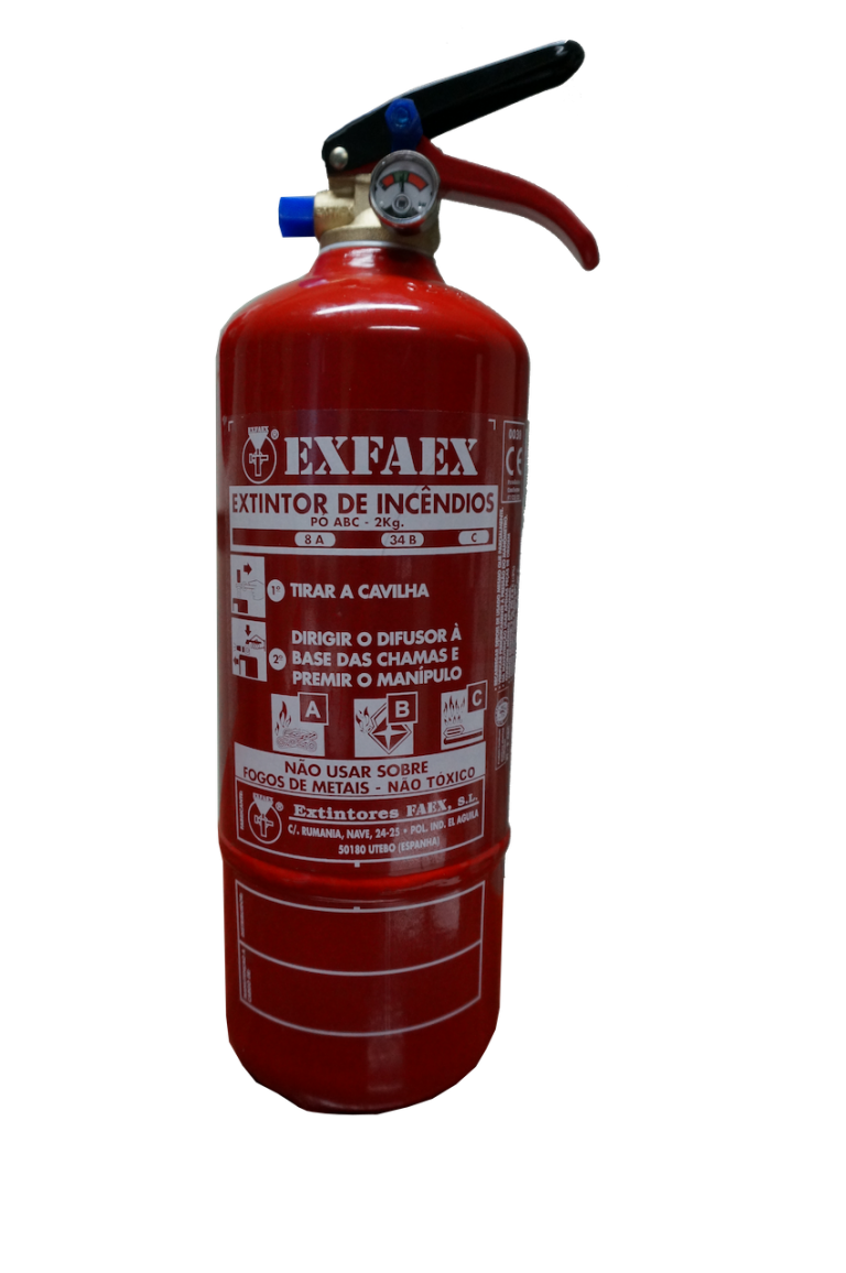 EXTINTOR PÓ ABC 2KG – Safe Target